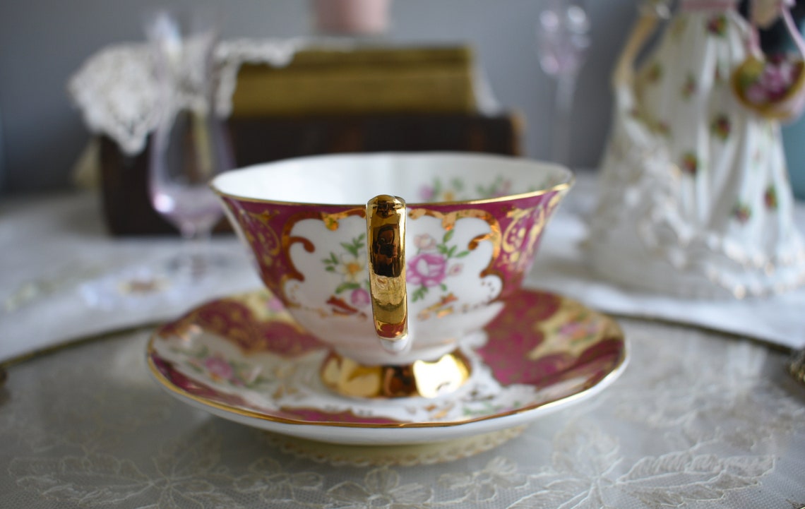 Vintage Elizabethan Staffordshire Balmond Fine Bone China, Hand ...