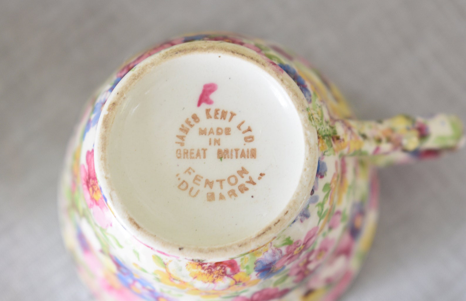 Rare Vintage James Kent Fenton Du Barry Pattern C1936 , Bone China ...