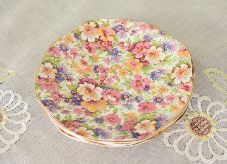 Replacement Vintage James Kent Fenton Du Barry 4 X Saucer - Etsy