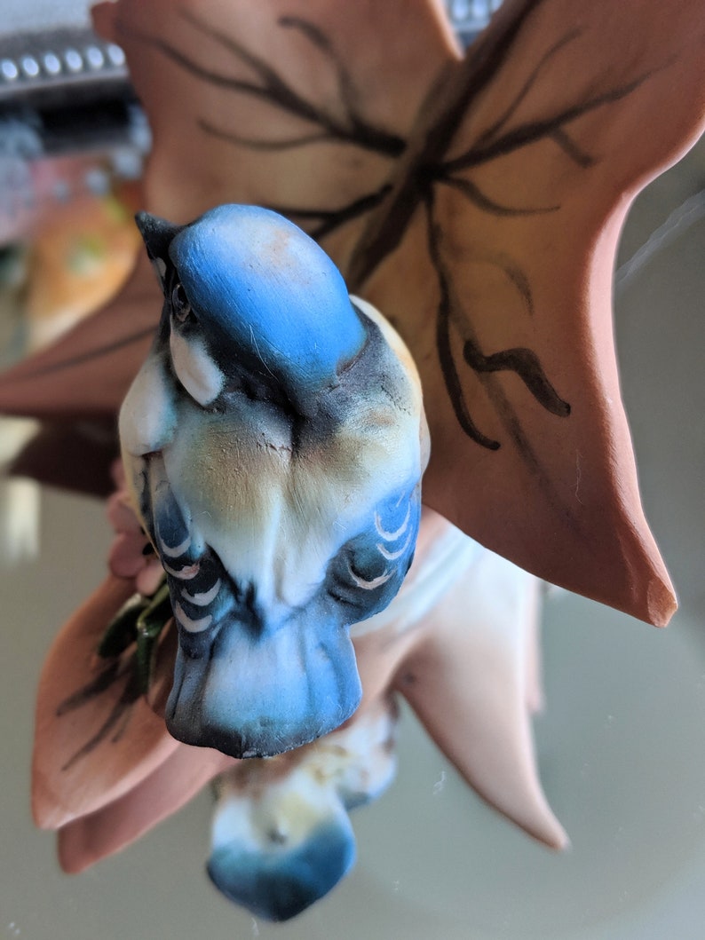 Delightful Vintage Capodimonte Fine Figurines Blue Bird on | Etsy