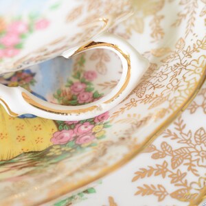 Vintage Colclough Crinoline Lady ,tea Cup ,saucer and Side Plate, Trio ...