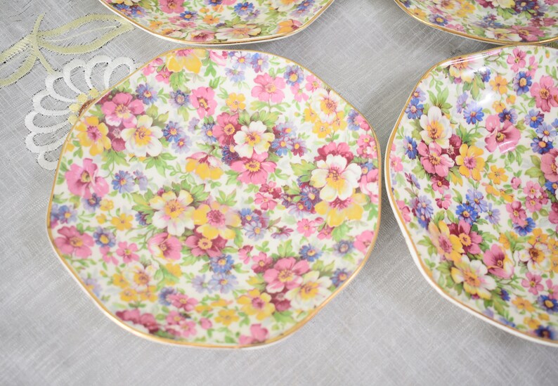 Replacement Vintage James Kent Fenton Du Barry 4 X Saucer - Etsy