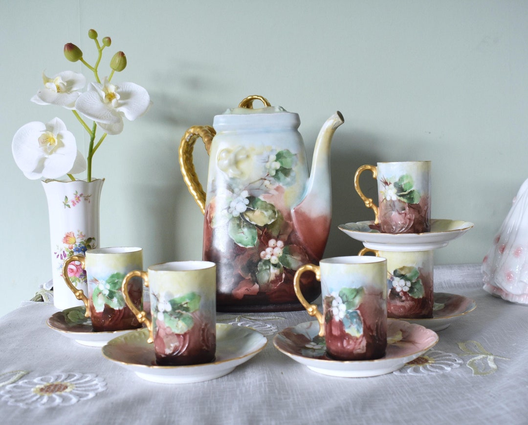 Rare Fine Antique Hand Painted Theodore Haviland Limoges France ...