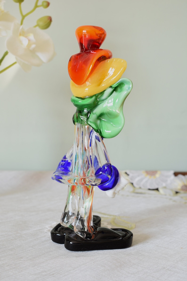 Marano Clown Franco Toffolo Clown Hand Made Glass Glass - Etsy