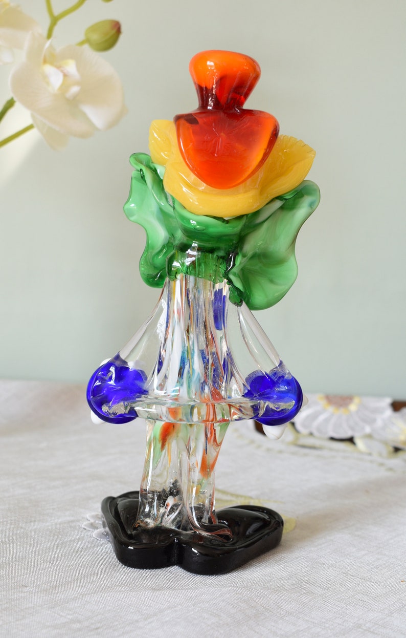Marano Clown Franco Toffolo Clown Hand Made Glass Glass - Etsy