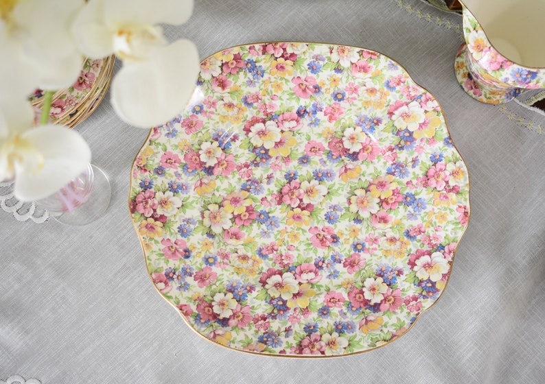 Rare Vintage James Kent Fenton Du Barry Pattern C1936 , Bone China ...