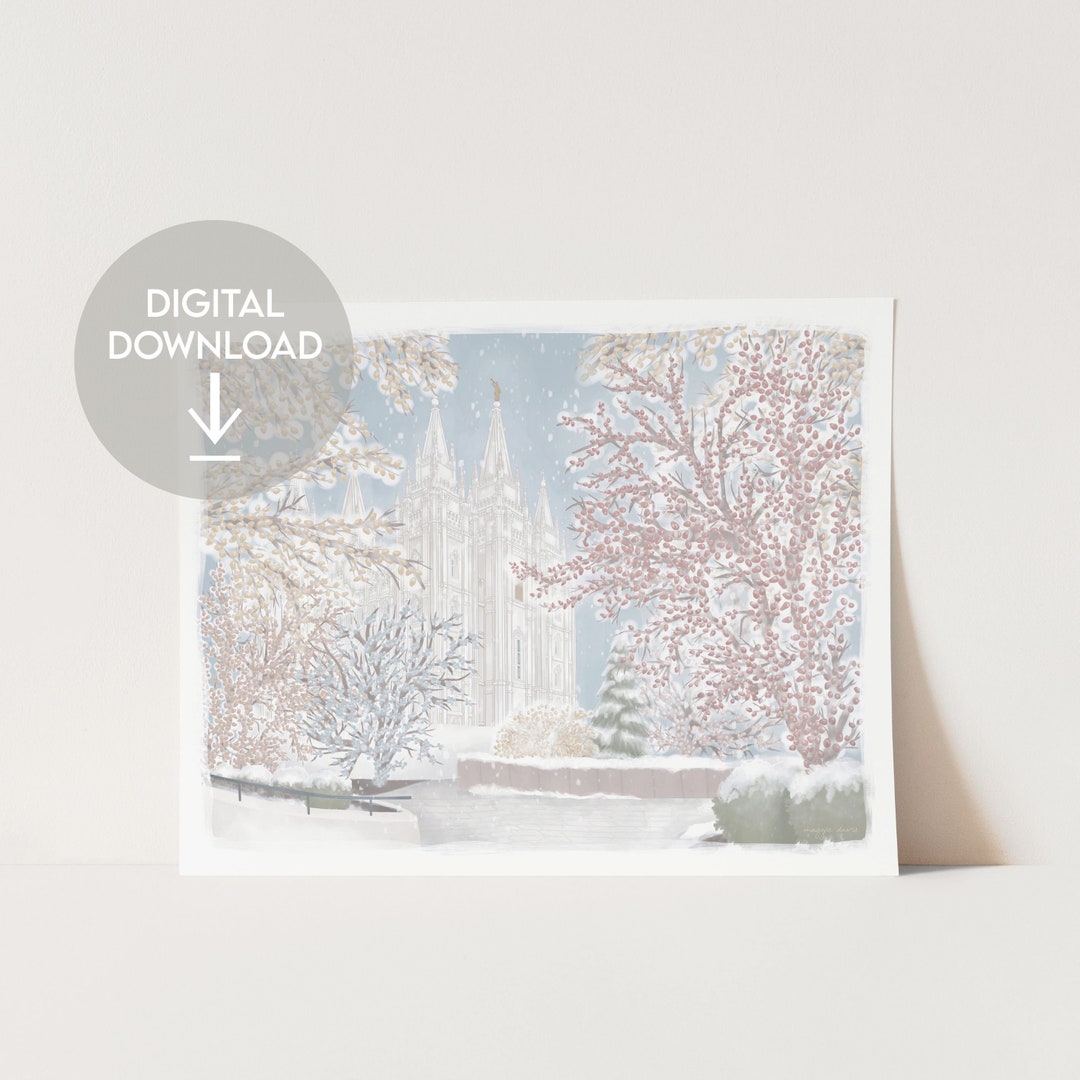 Temple Lights - Latter-day Saint Digital Download - Etsy