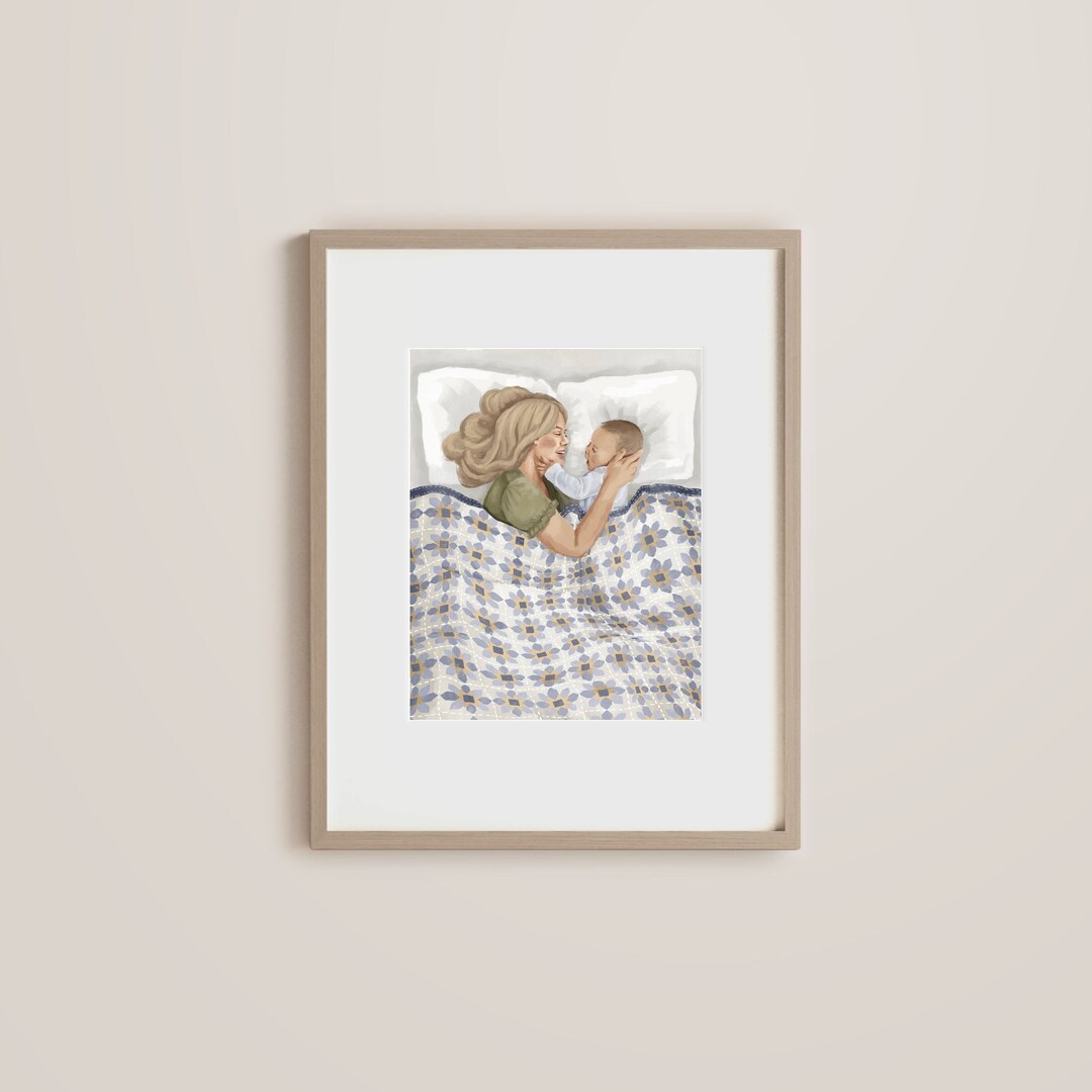 Mama's Snuggles - Mother's Day Print - Etsy
