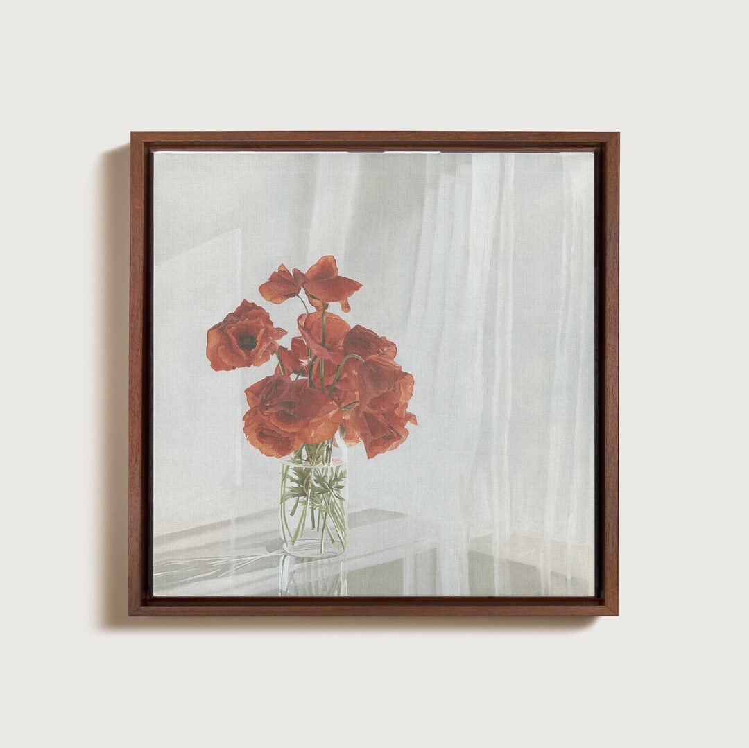 Captured Light | FRAMED Canvas Print - Square - Etsy