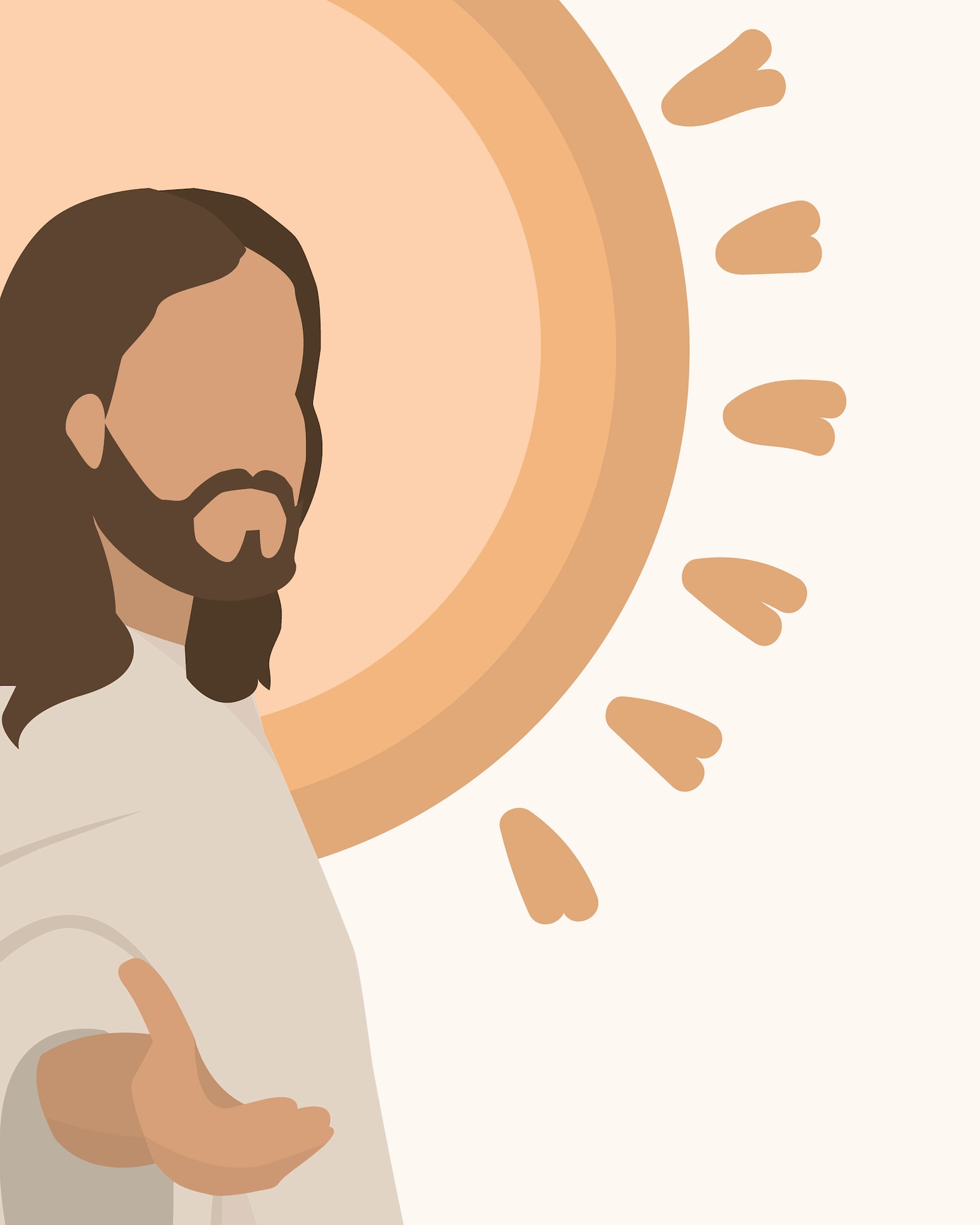 Jesus Christ Hand Outreached Print PHYSICAL PRINT - Etsy