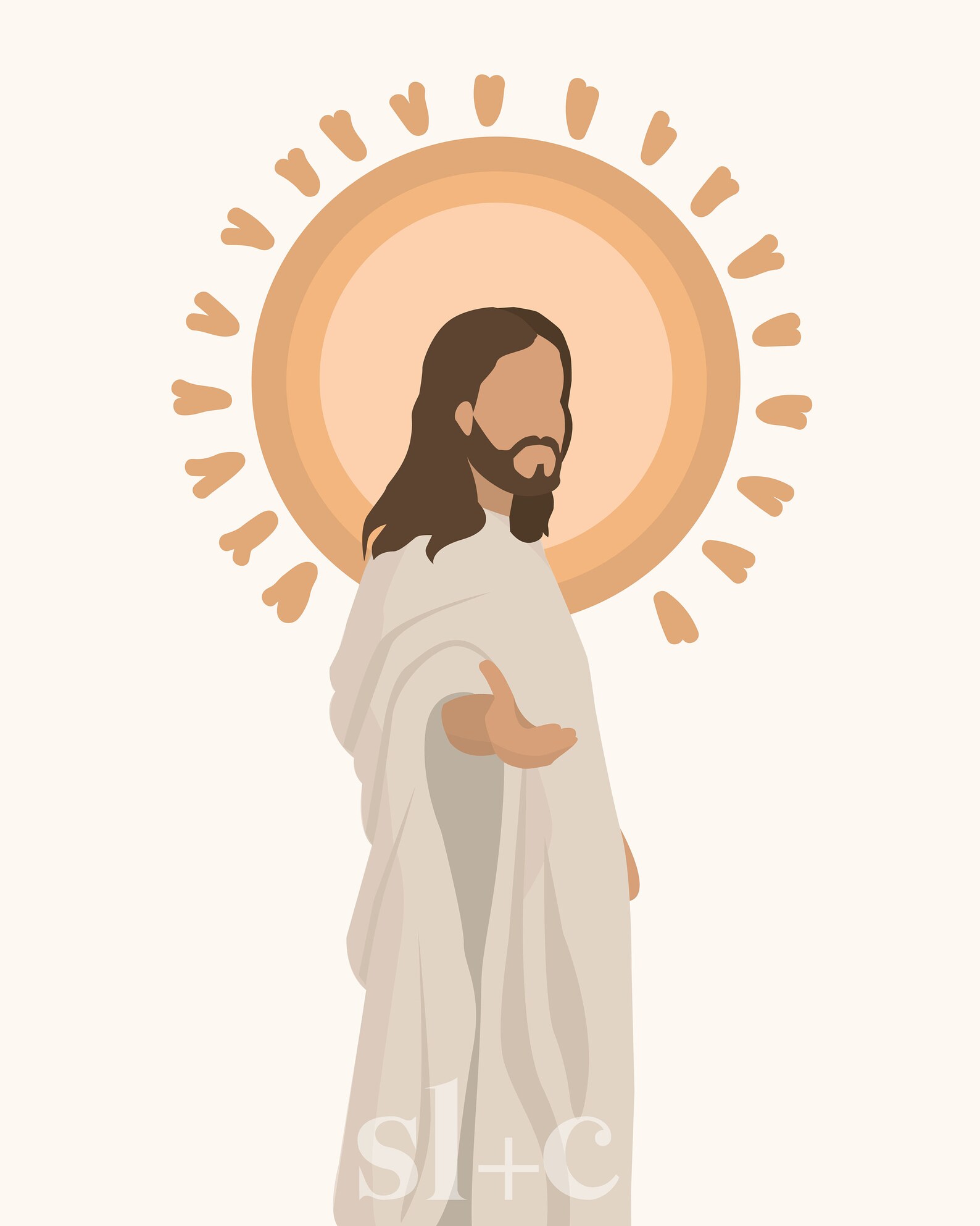 Jesus Christ Hand Outreached Print PHYSICAL PRINT - Etsy