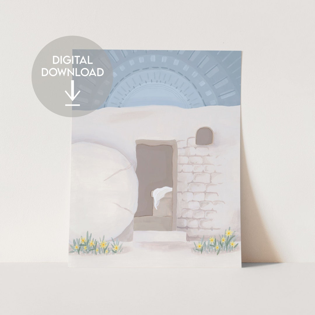 Christ's Tomb - Christian Digital Download - Etsy
