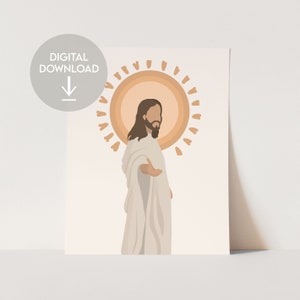 Jesus Christ - Hand Outreached Print - Digital Download - Etsy Canada