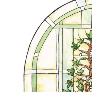 Watercolor Tree of Life Window Painting Latter-day Saint - Etsy
