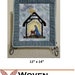 Radiant Beams Nativity Small Wall Hanging Quilt Pattern - Etsy