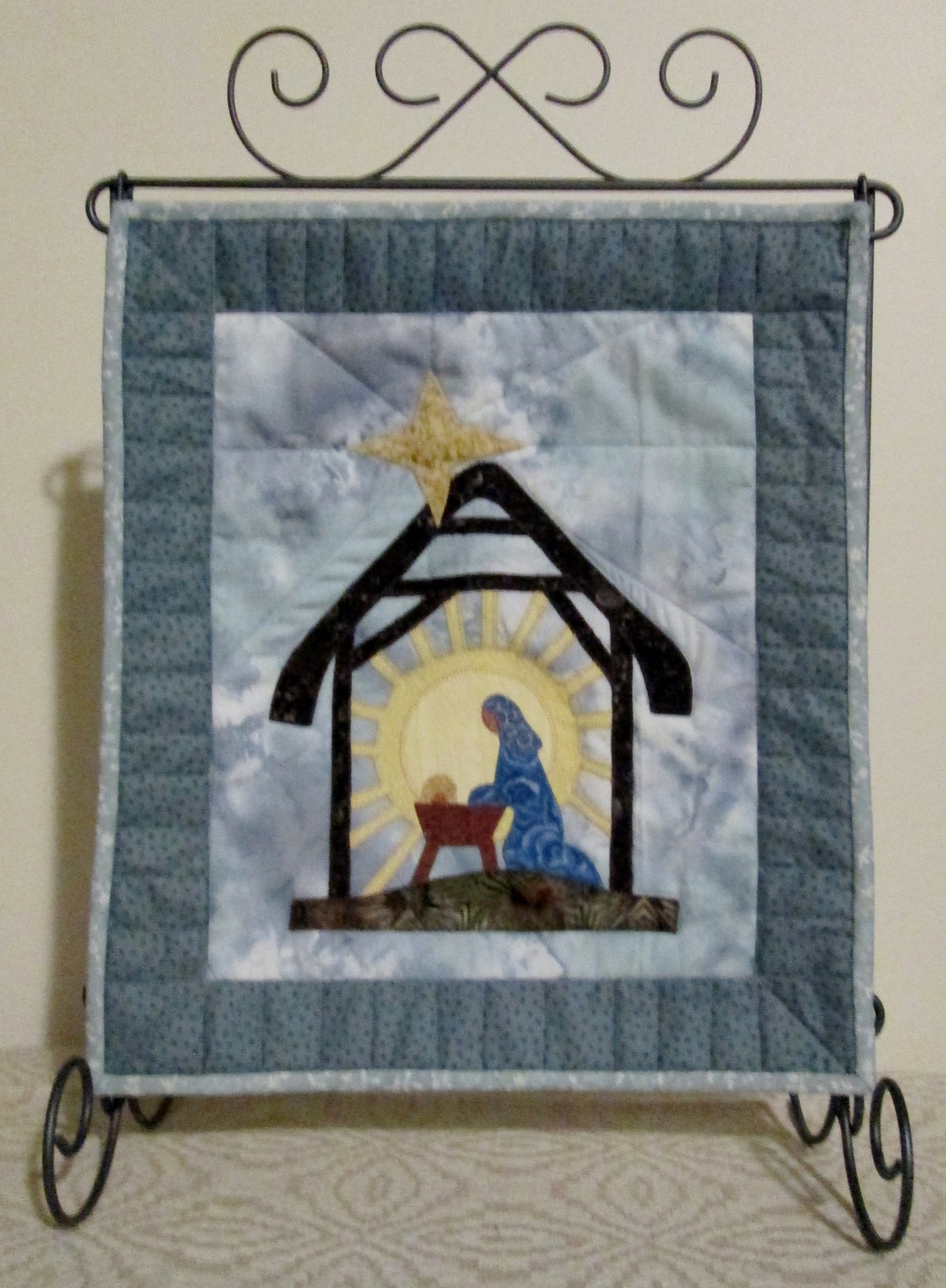 Radiant Beams Nativity Small Wall Hanging Quilt Pattern - Etsy
