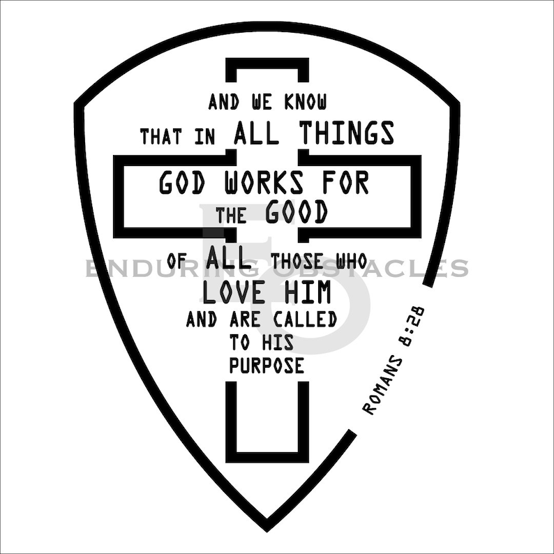Romans 8:28 SVG Bible Verse Religious Christian SVG - Etsy