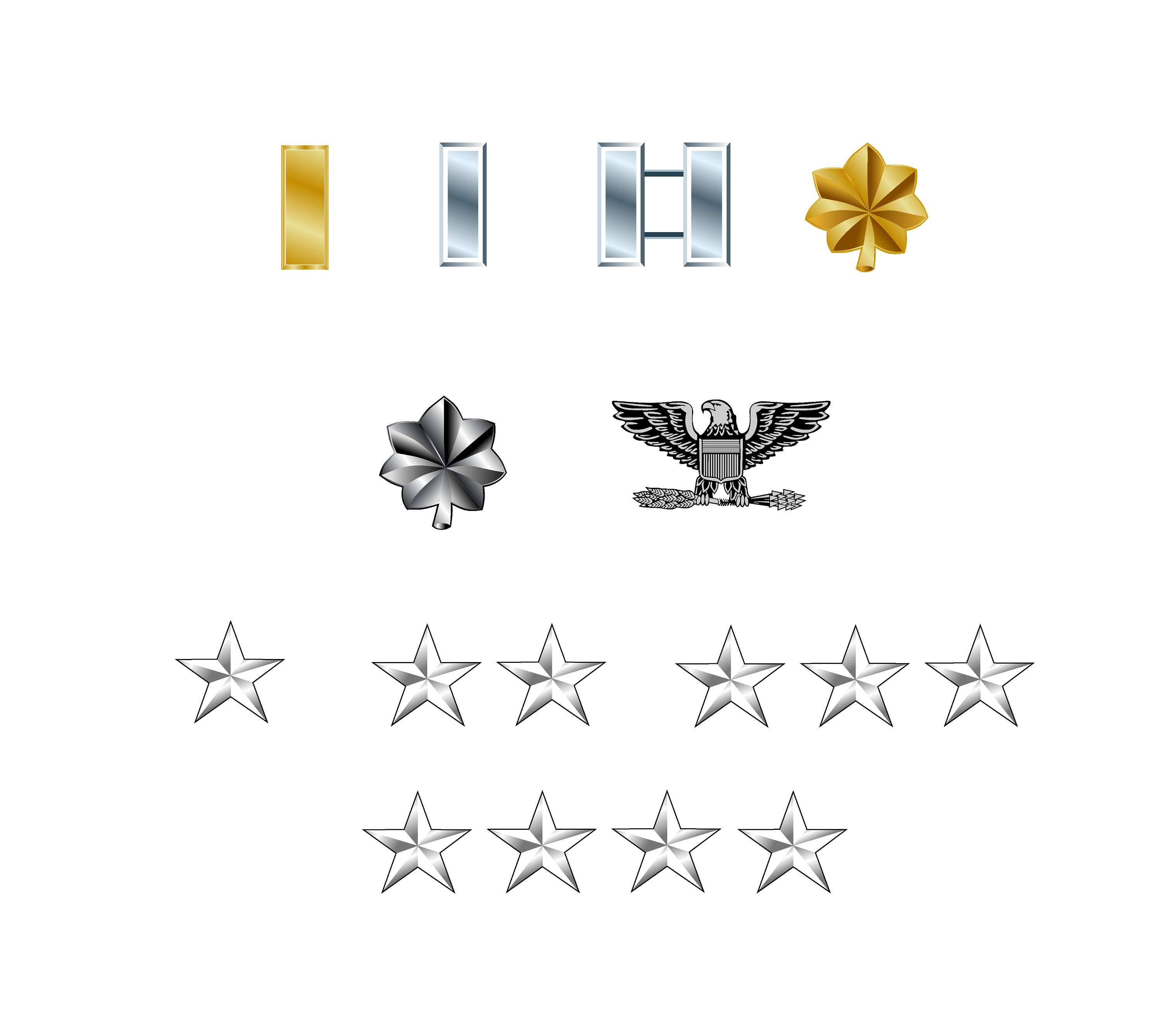 Army Lieutenant Colonel Insignia