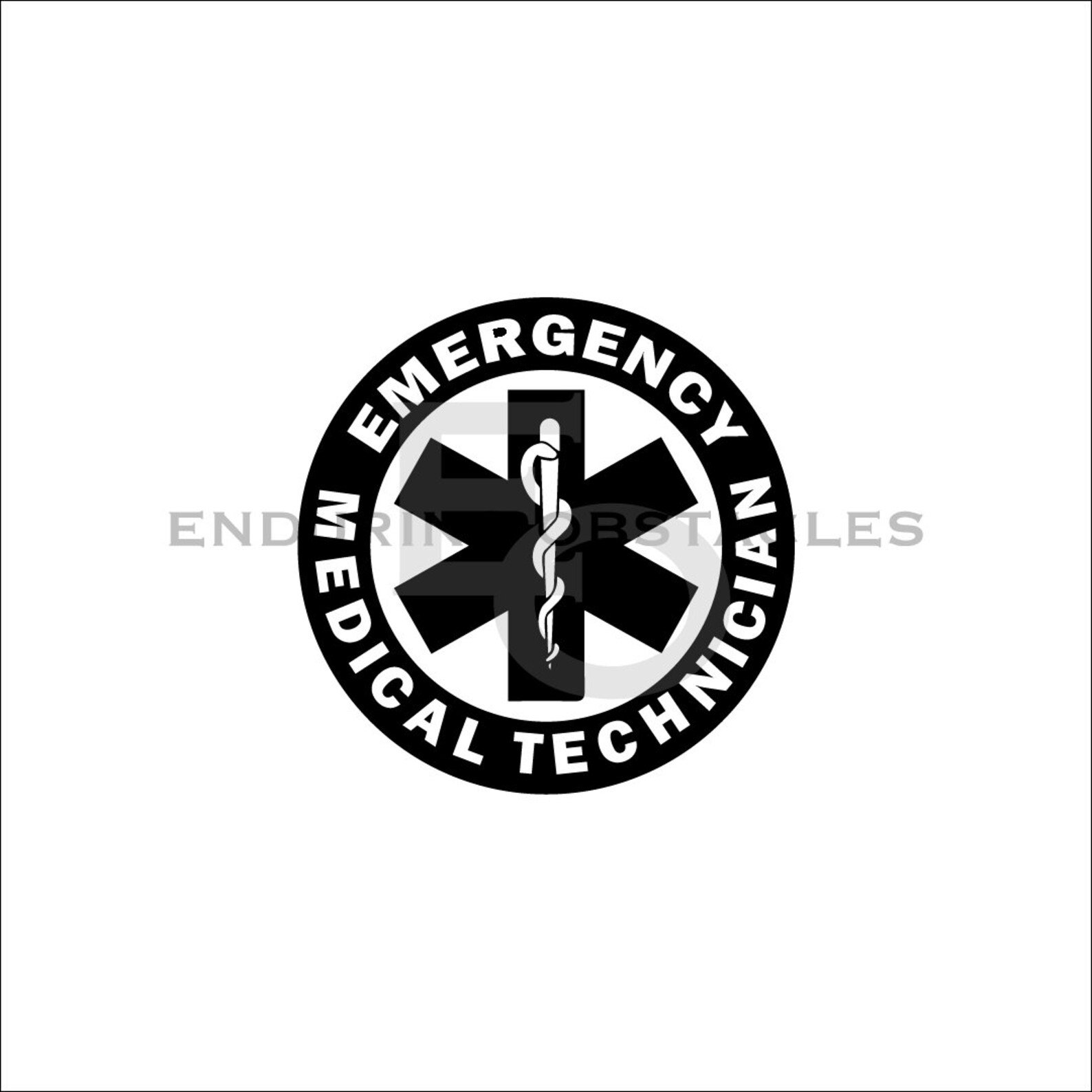 Digital EMT, USA Flag, Star of Life, Emergency Medical Technician Logo ...