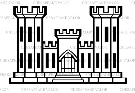 Army Corps Of Engineers Castle Logo
