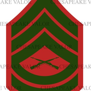 USMC Marine Corps Rank Insignia Chevrons, All Colors, Digital Vector ...