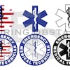 Ems Svg, Star of Life Svg, Paramedic, Emt, Emergency Medical Services ...