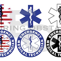 Ems Svg, Star of Life Svg, Paramedic, Emt, Emergency Medical Services ...