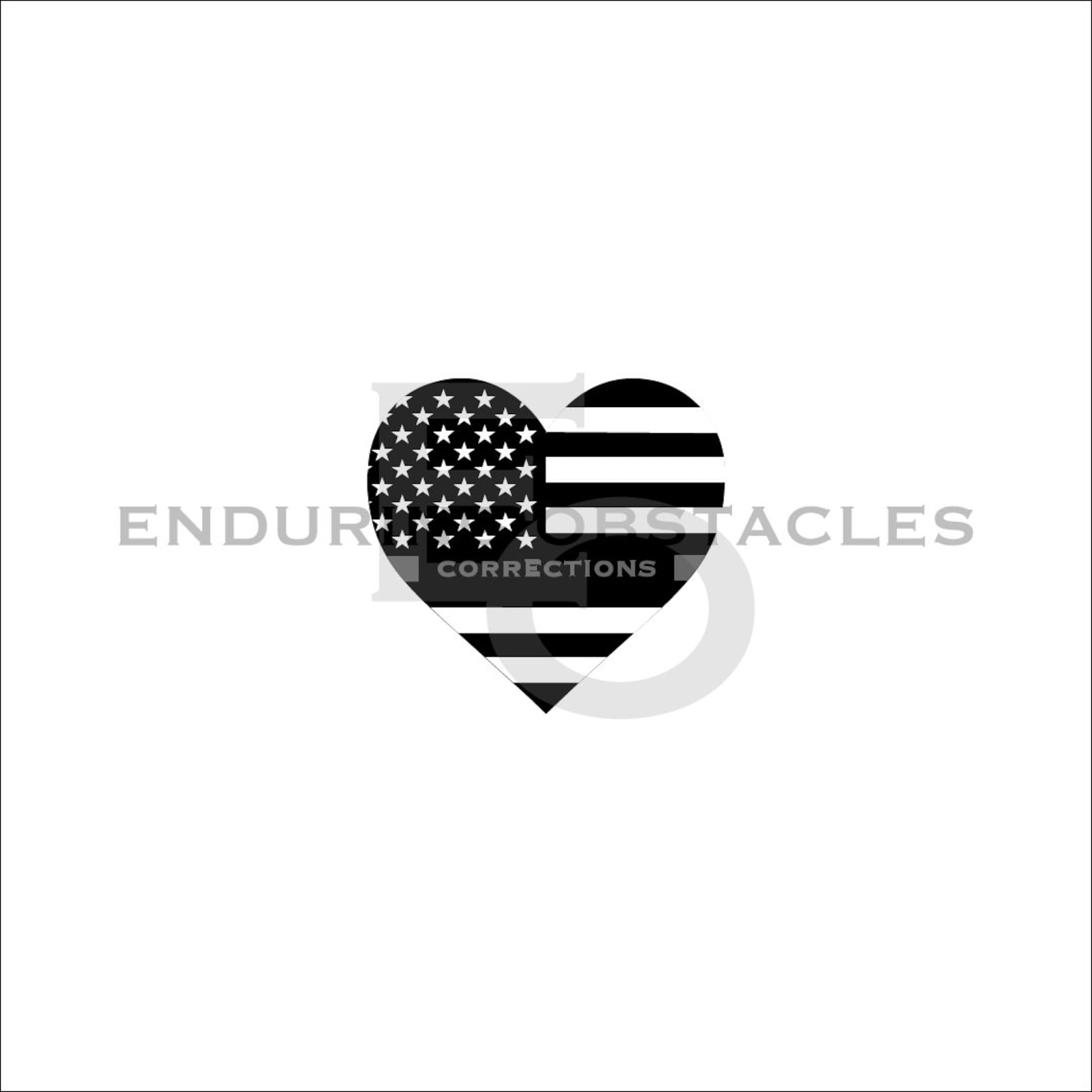 Thin Gray Line Flag Digital Vector Pack, Corrections / Correctional ...