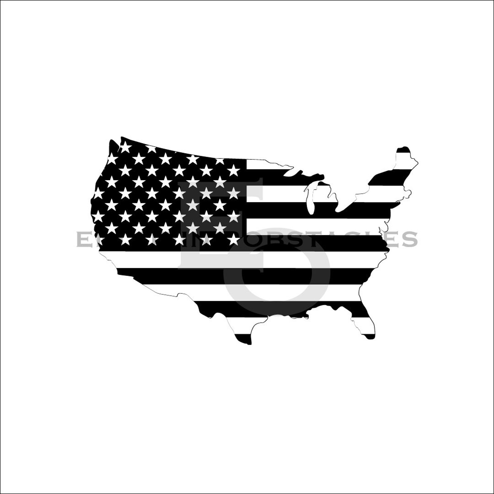 USA Flag and US Outline Flags Vector File SVG Pdf Dxf | Etsy