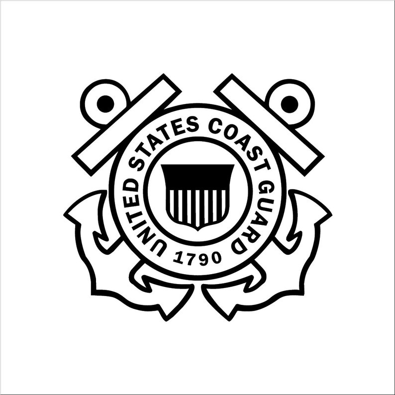 United States Coast Guard Logo Emblem Vector SVG Pdf Dxf - Etsy United States Coast Guard Logo Emblem Vector SVG Pdf Dxf - Etsy