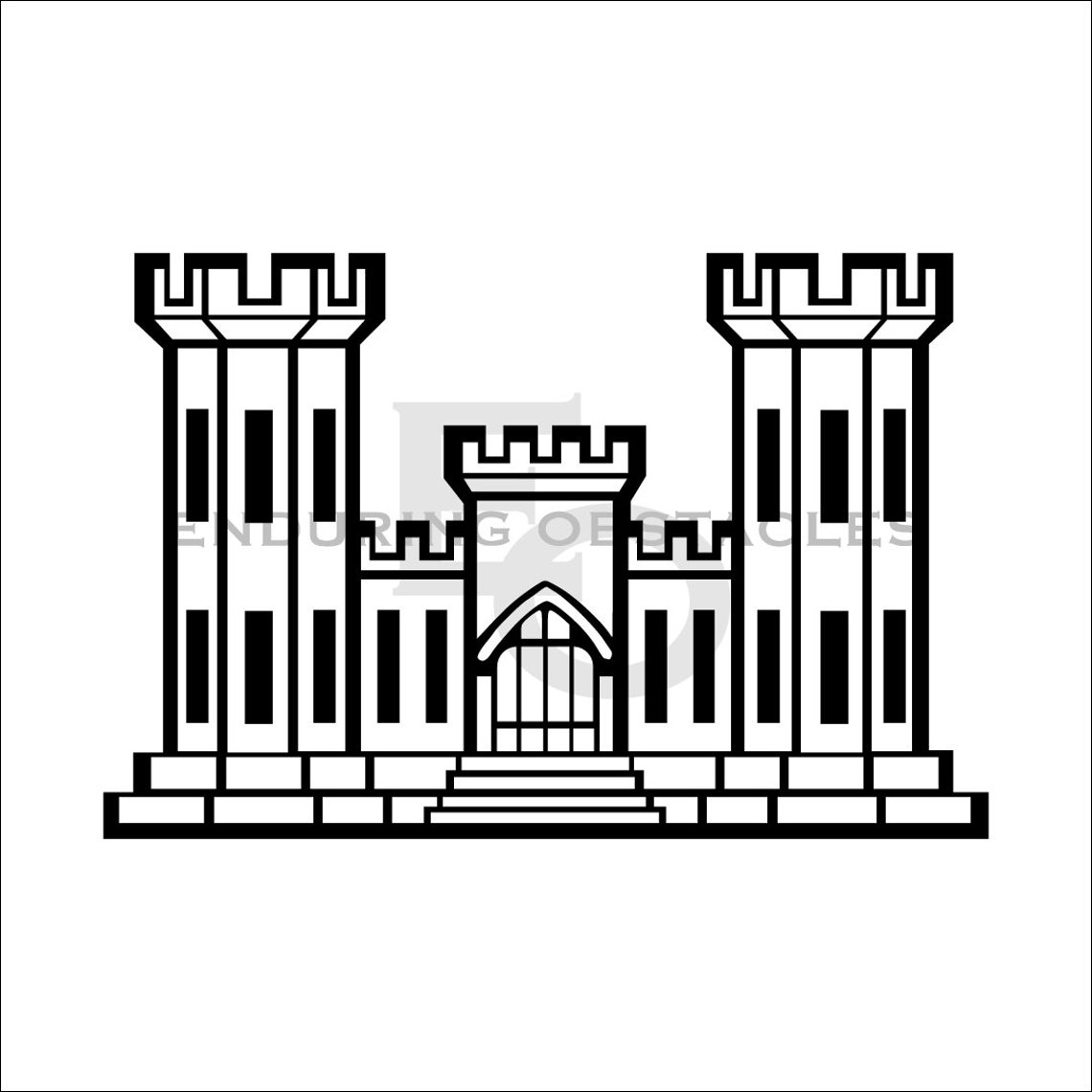 Engineer Castle, Marines/ Army, Vector File, SVG, Png, Dxf, Ai, Pdf ...