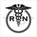 Registered Nurse RN BSN Logo and Emblem SVG Vector Svg Pdf - Etsy