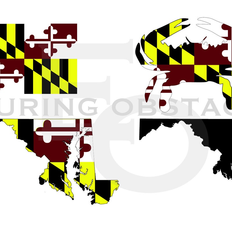 Maryland Flag - Etsy