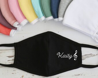 Music Face Mask - Etsy