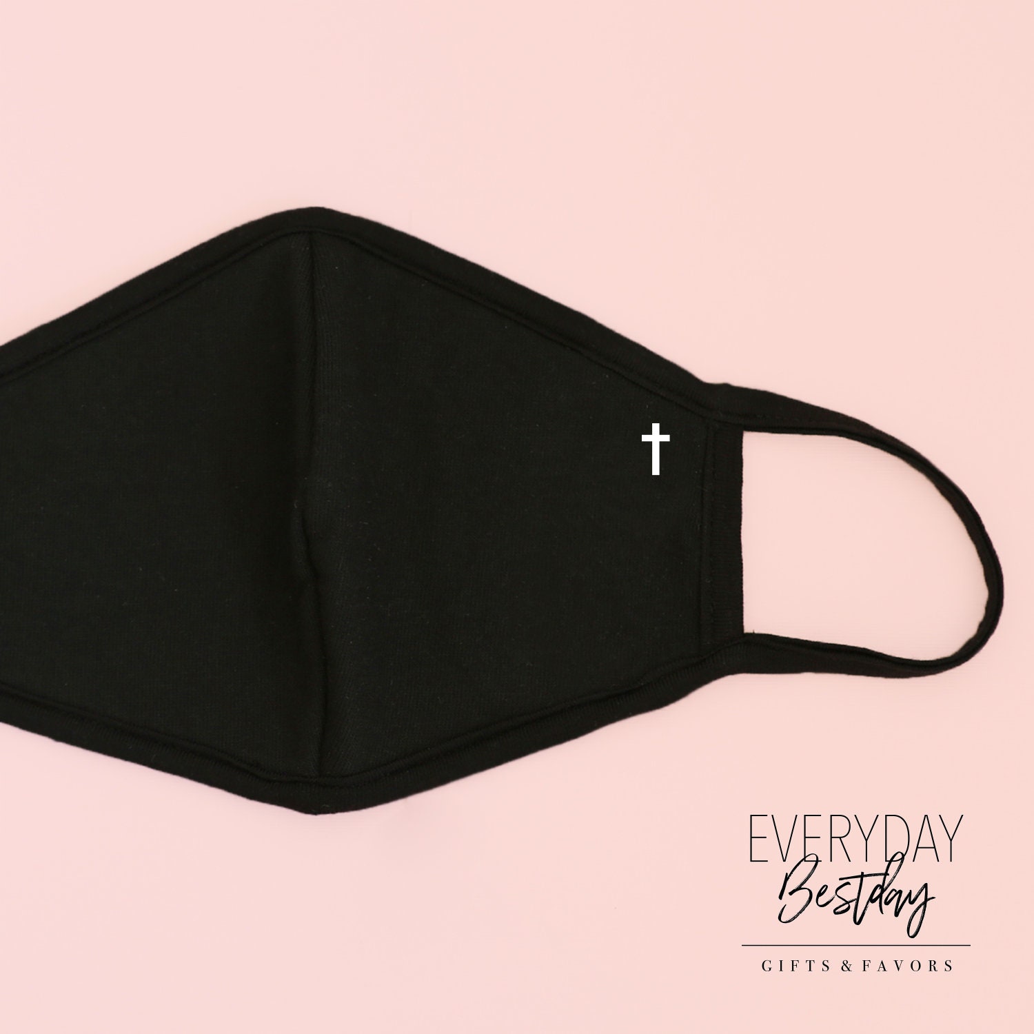 Cross Face Maskchristian Face Maskwashable Face Maskbaptism - Etsy