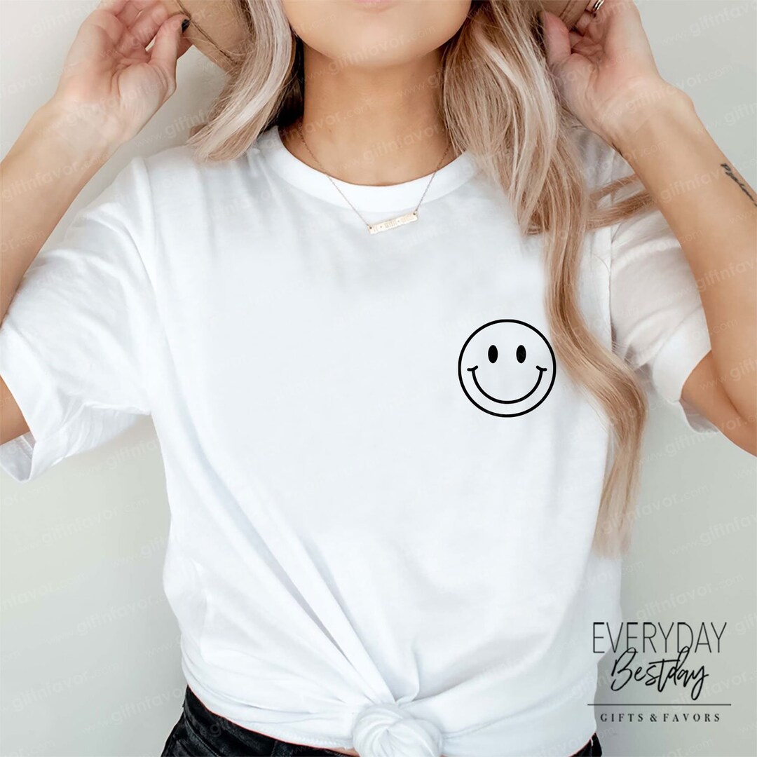Smile Shirt, Happy Face Shirt - Etsy