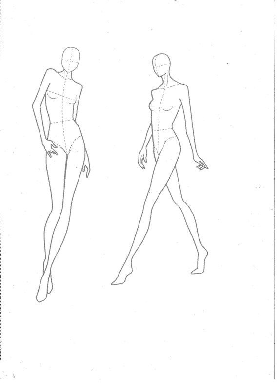 Fashion Design Silhouette Templates Ubicaciondepersonas cdmx gob mx