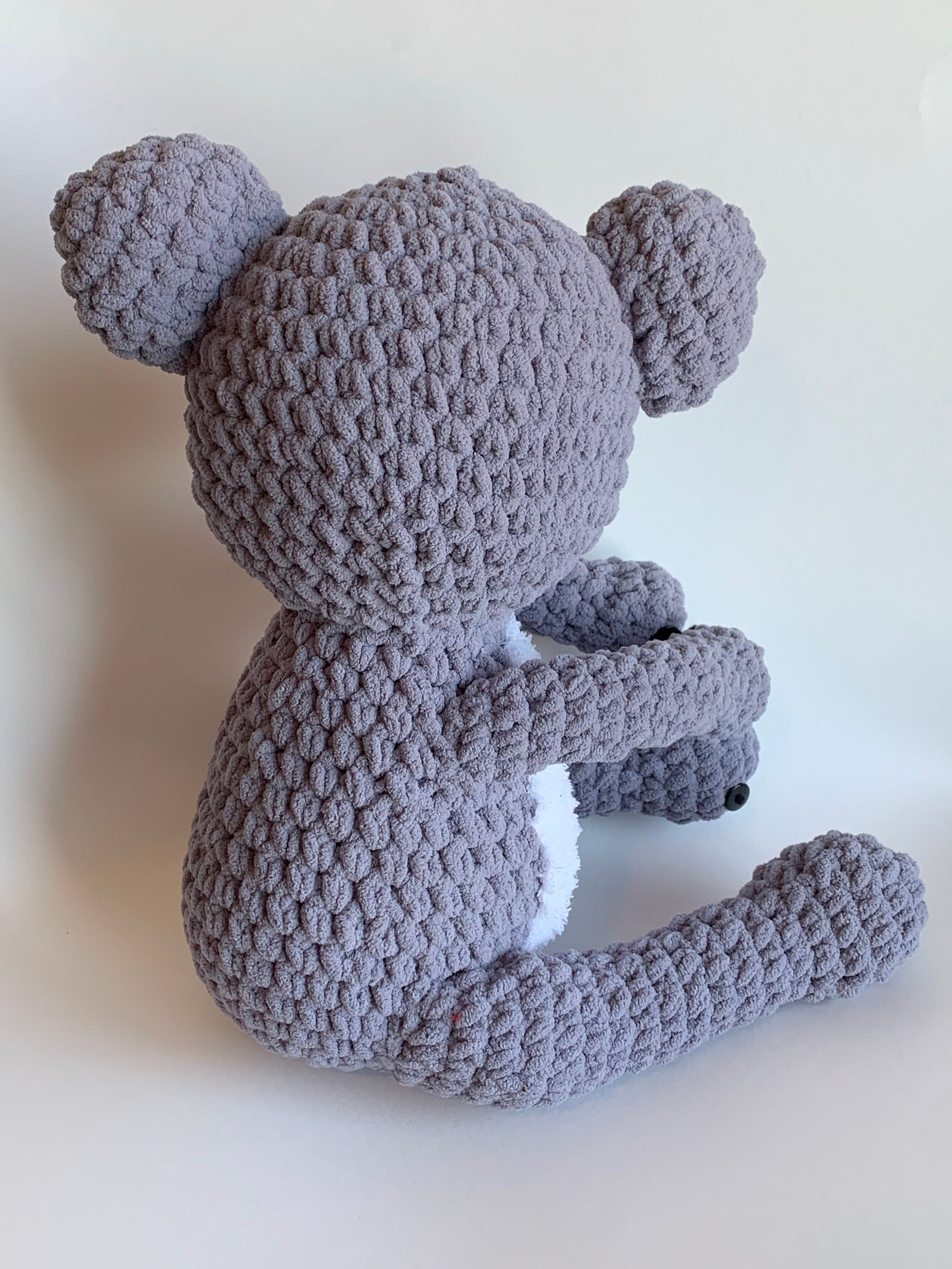 PDF Pattern Koala Bear Crochet Pattern | Bernat Blanket Yarn Stuffed ...