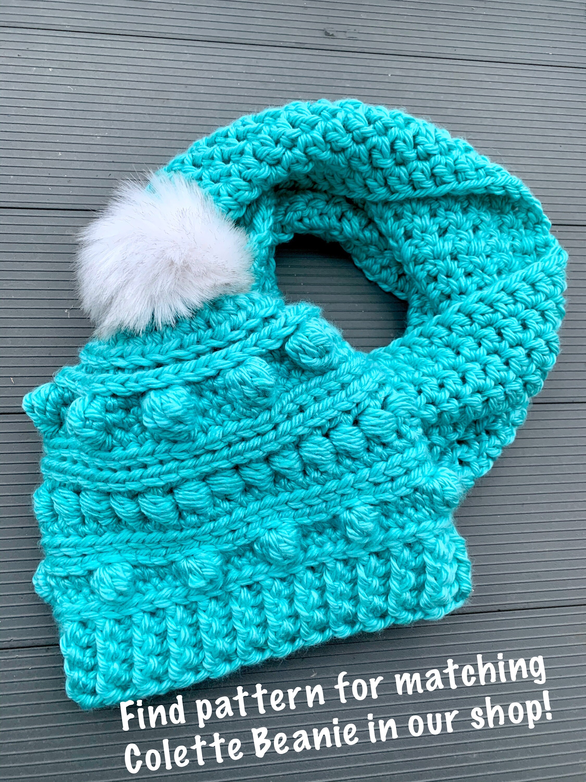 PDF Pattern Colette Chunky Cowl - Quick, Easy, Simple Beginner Crochet ...