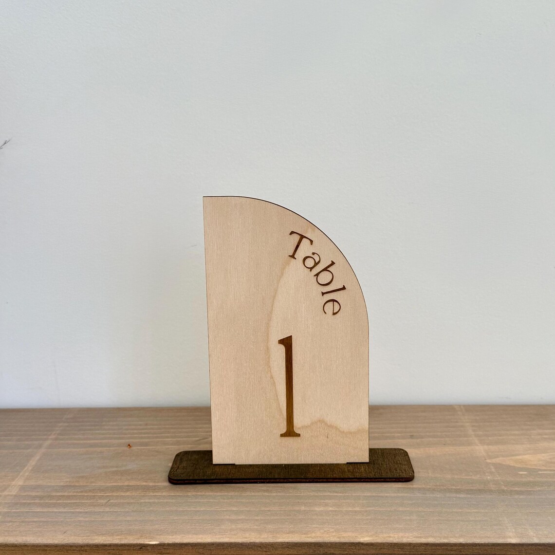Half Arch Wedding Table Numbers | Wooden Table Numbers | Wedding Table ...