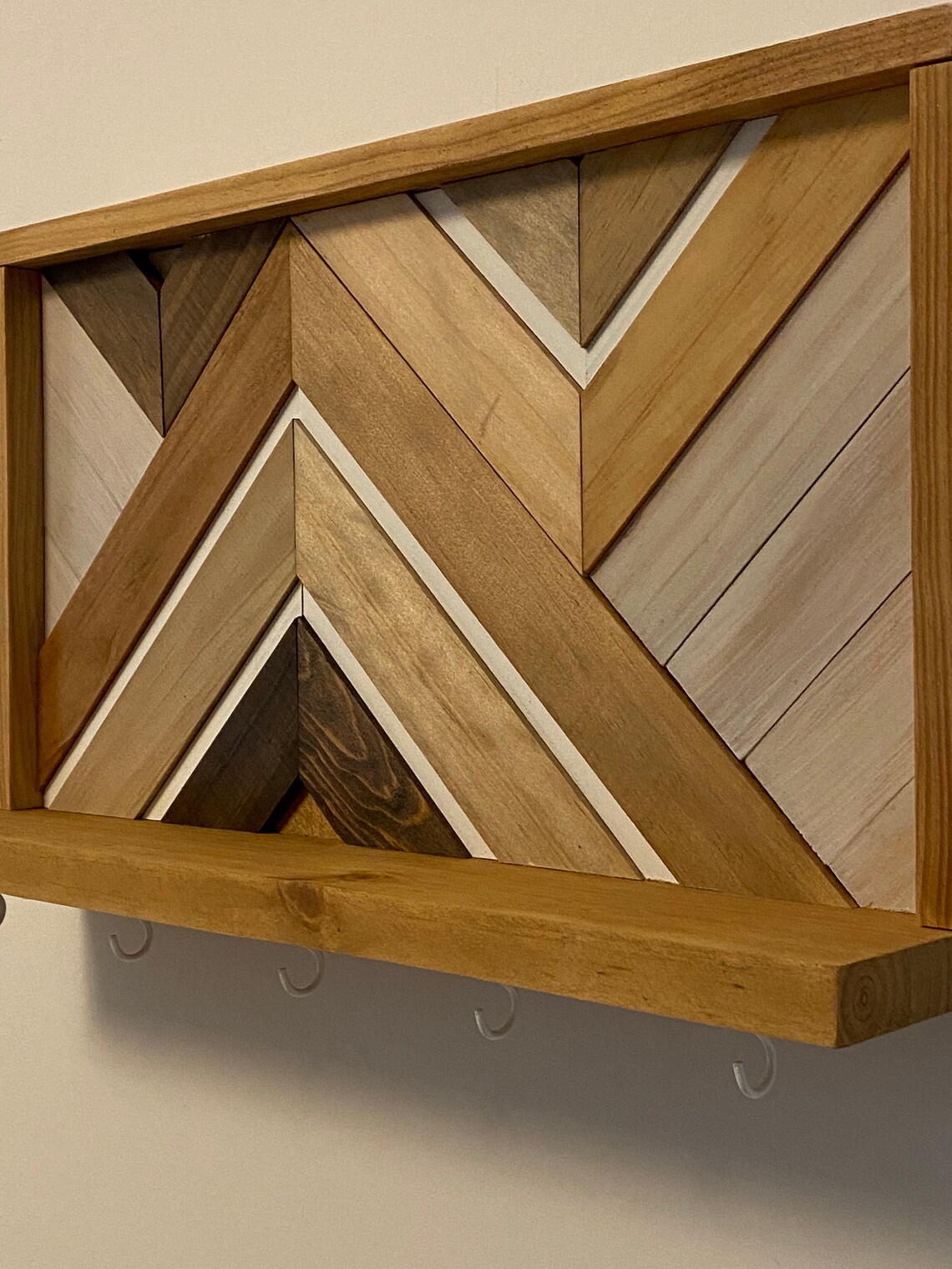 Key Holder With Ledge Entry Way Decor Housewarming Gift - Etsy