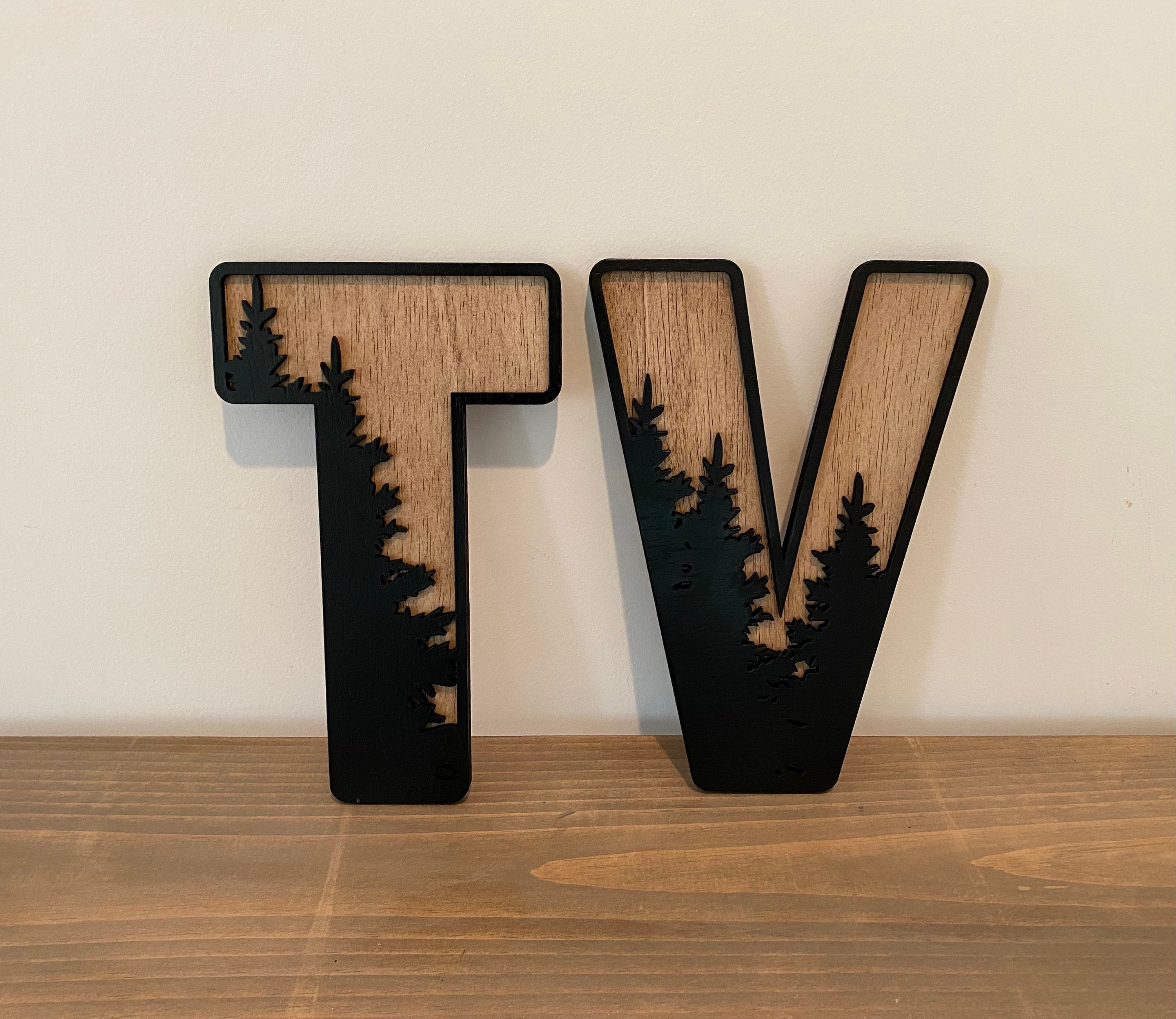 Forest Letters Woodland Nursery Nursery Decor Custom - Etsy
