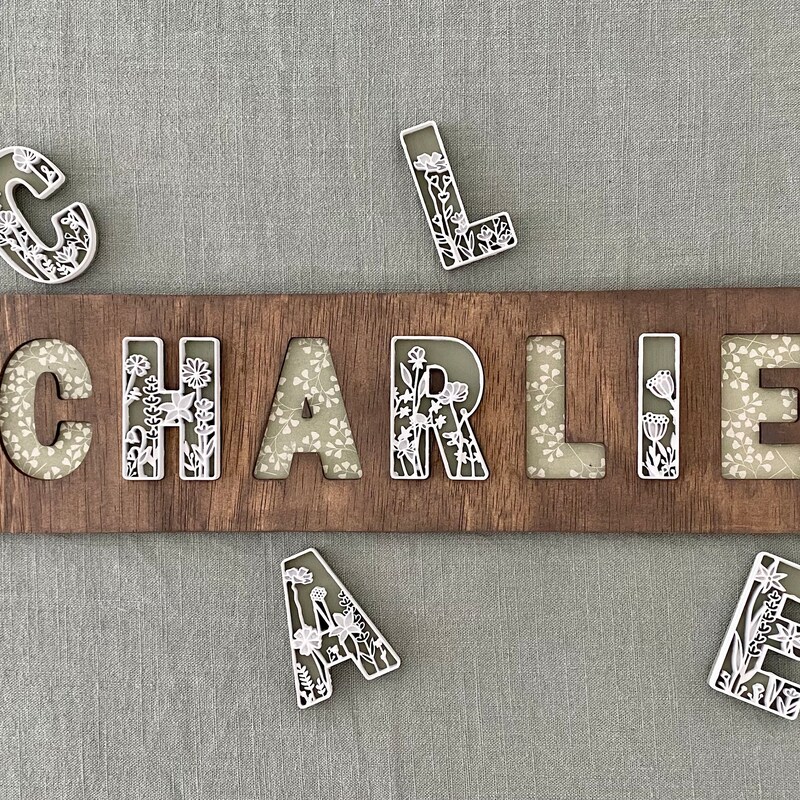 Name Puzzle - Etsy