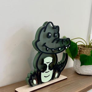 Alligator Piggy Bank | Crocodile Piggy Bank | Personalized Coin Bank ...