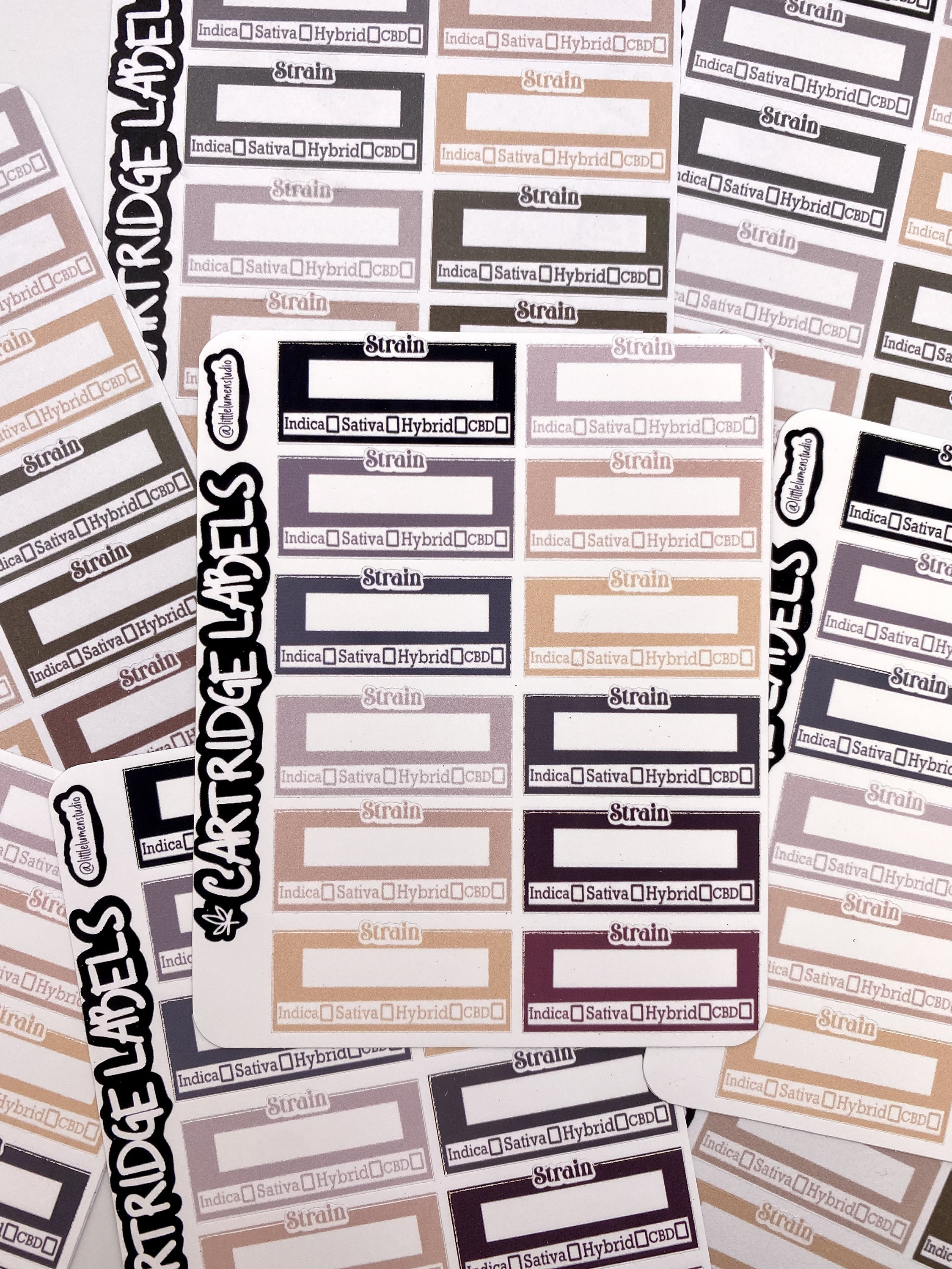 Dab Cartridge Labels Style 4 420 Oil Pen Labels for - Etsy