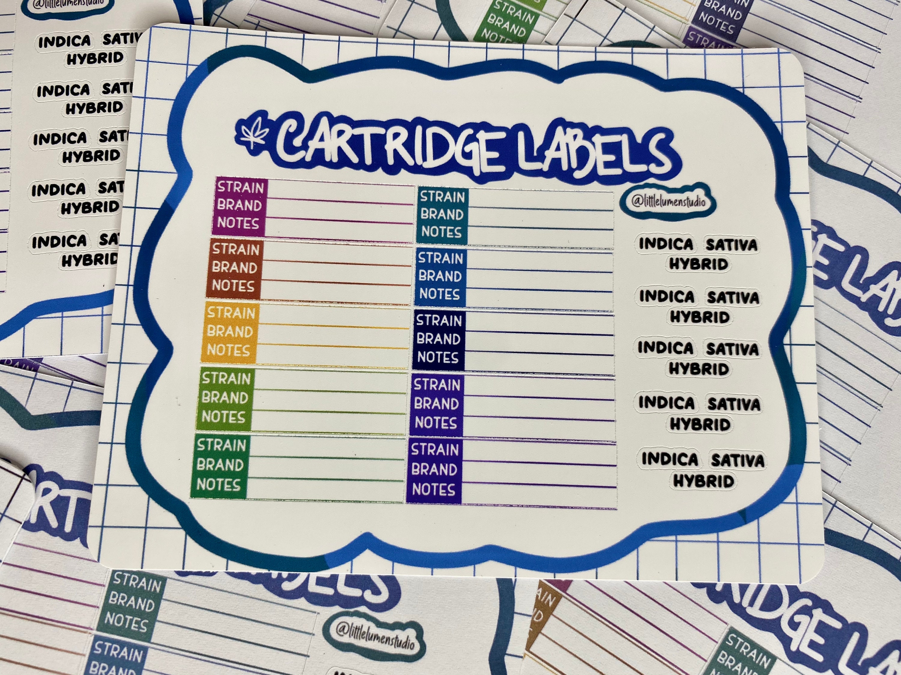 Dab Cartridge Labels || Style 1 || 420 Oil Pen Labels for Carts 710 ...
