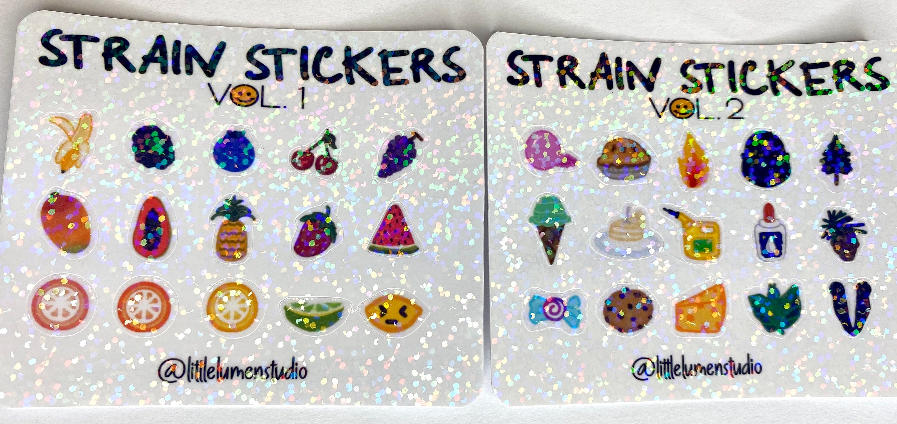Weed Strain Stickers Volume 1 & 2 Terpene and Flavor - Etsy UK