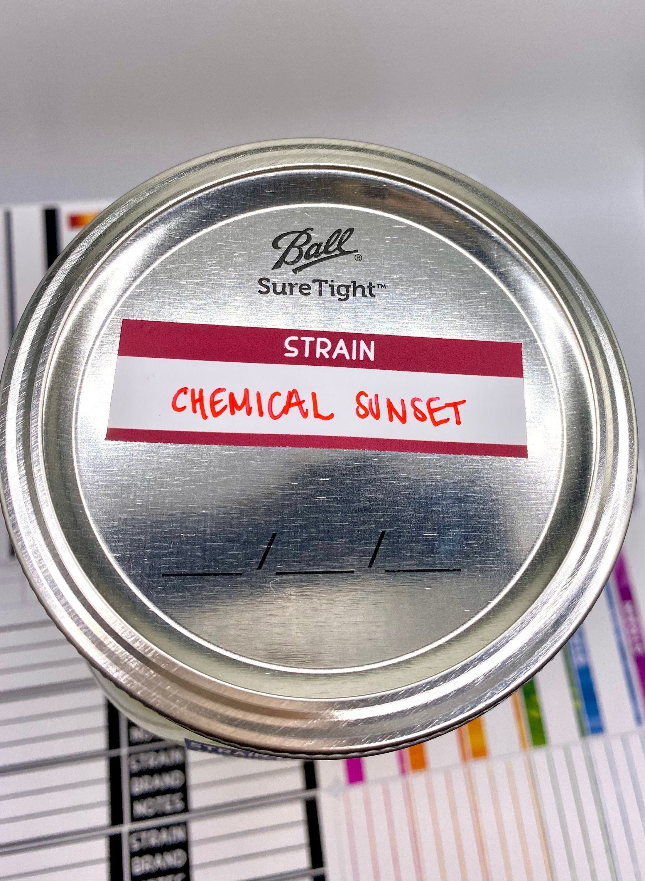 Stash Jar Labels Blank Strain Labels for Weed Jar Container - Etsy