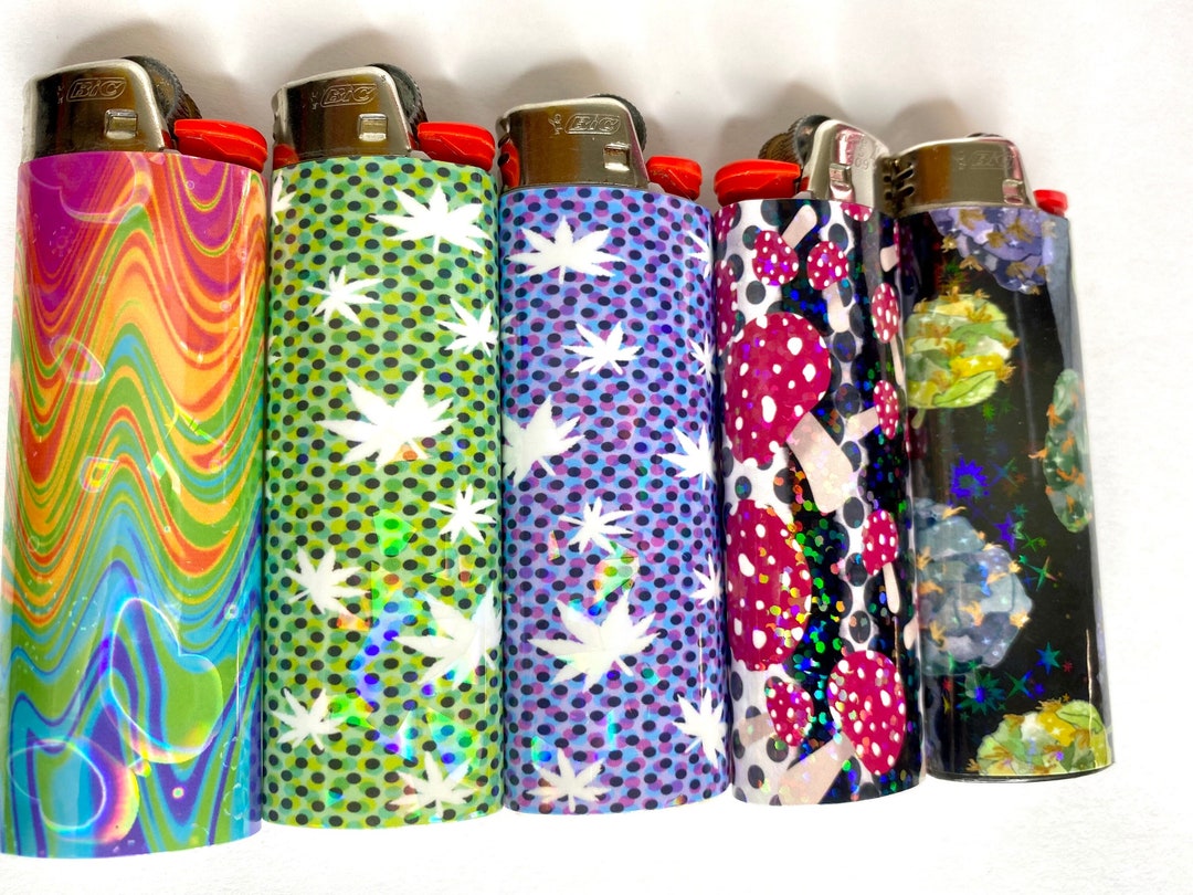 Holographic Lighter Skins || Vinyl Decal Wrap for Lighters || Trippy ...