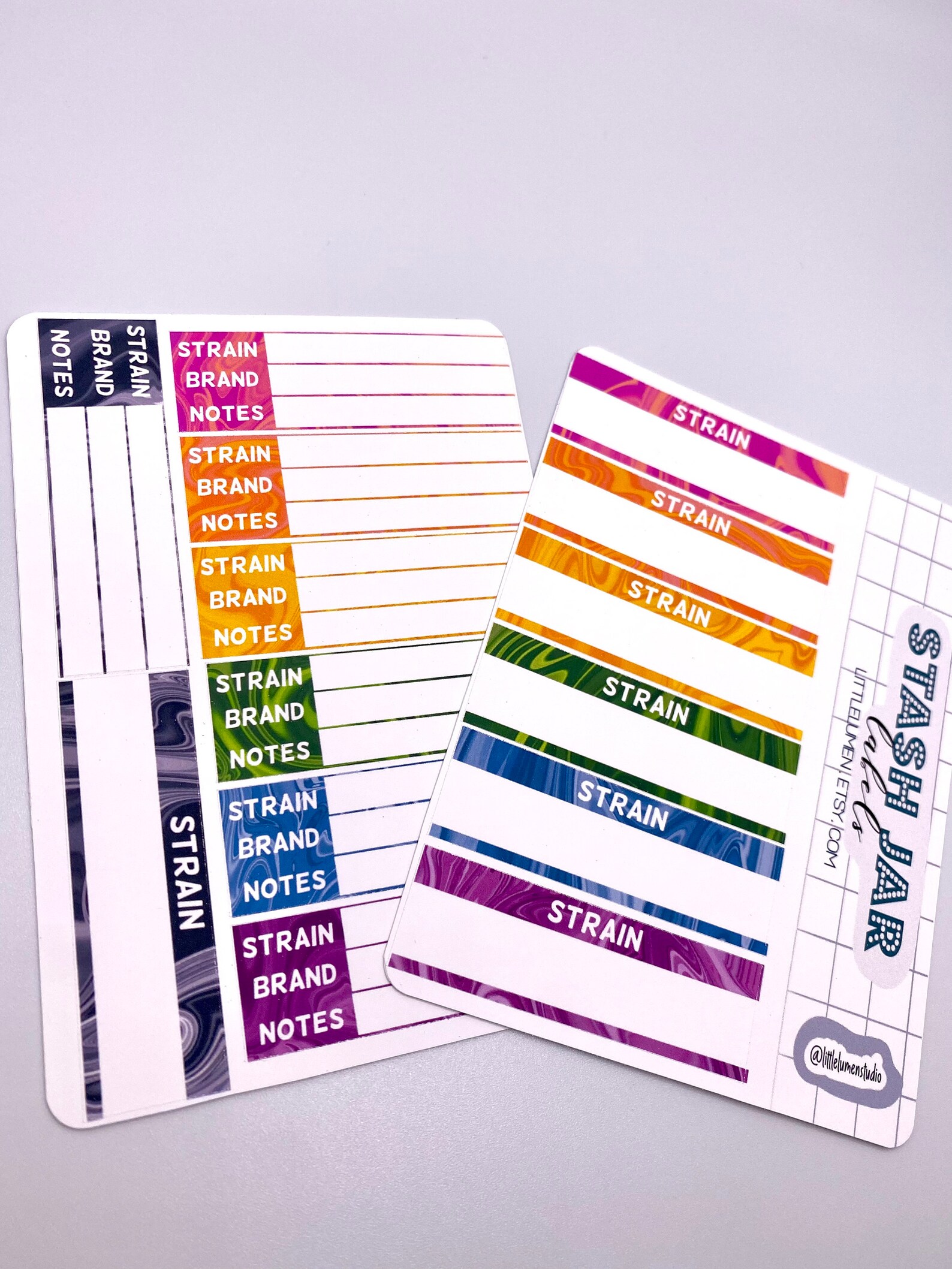 Stash Jar Labels Blank Strain Labels for Weed Jar Container - Etsy